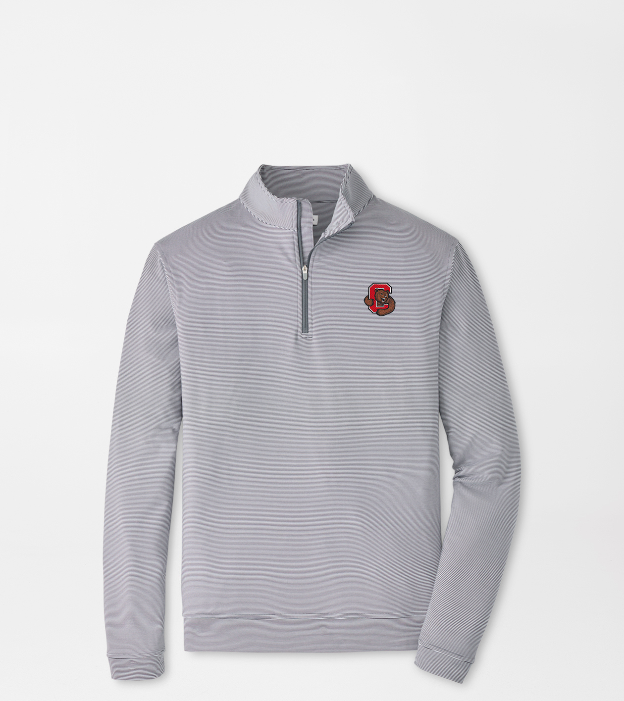 Cornell Perth Mini-Stripe Performance Pullover | Men's Collegiate ...