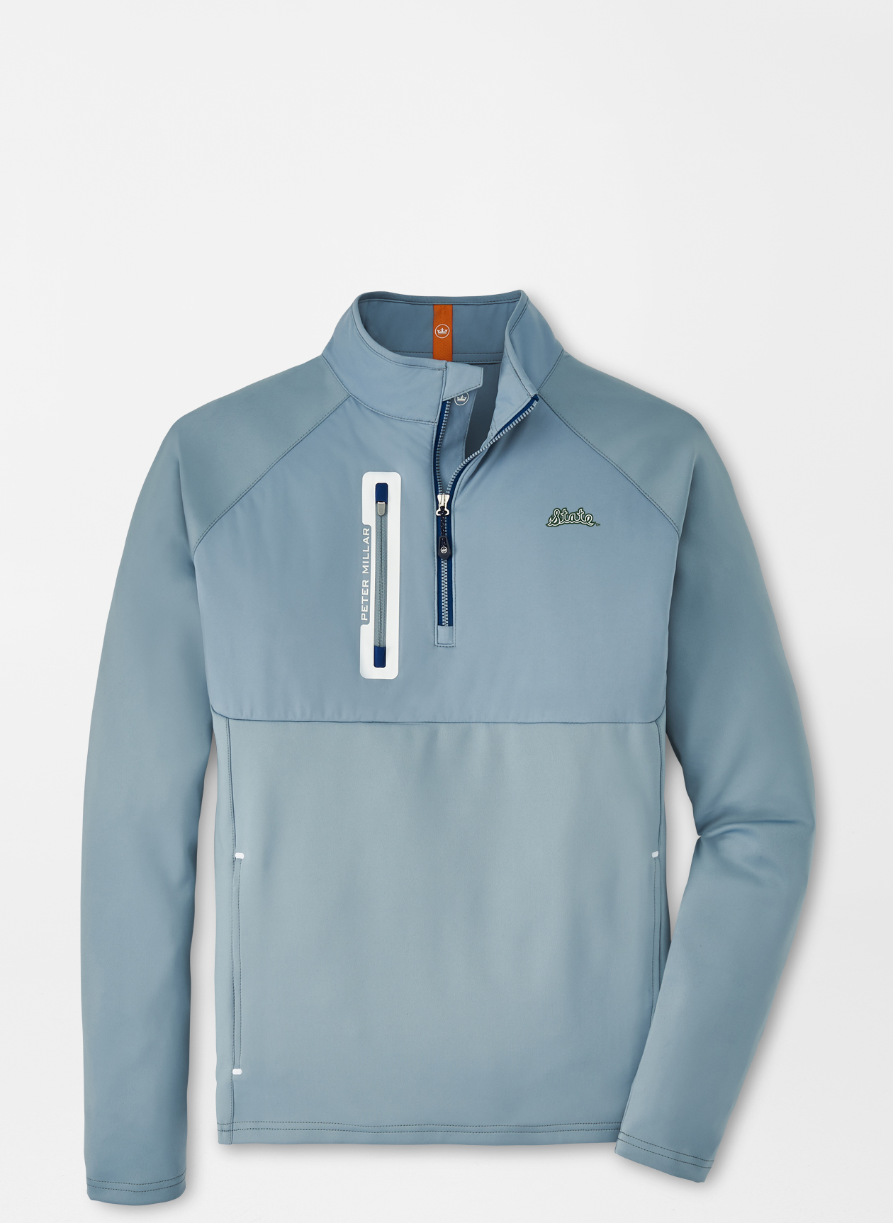 Michigan State Vault Hyperlight Weld Hybrid Half-Zip | Peter Millar