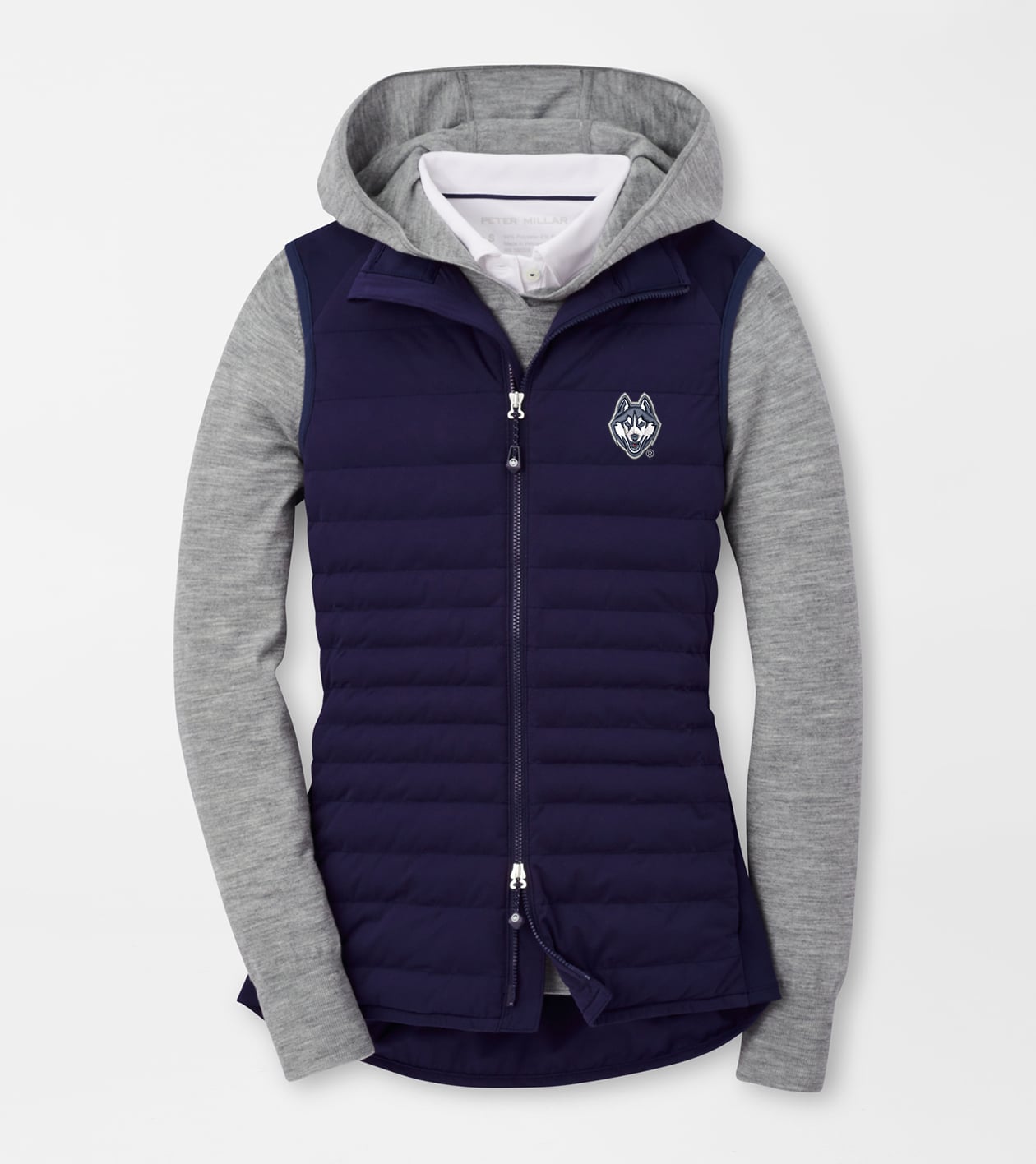 UConn Huskies Women's Fuse Hybrid Vest | Women's Collegiate Apparel ...