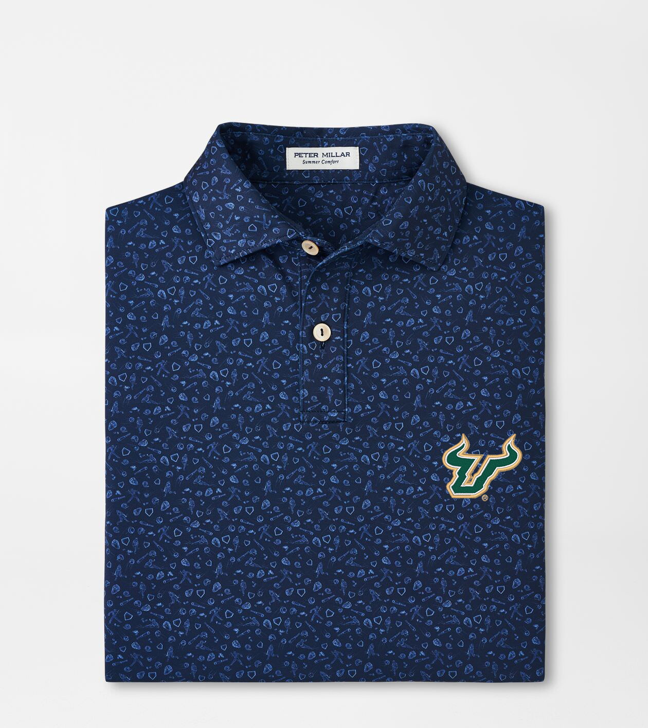 University of South Florida Batter Up Youth Performance Jersey Polo ...