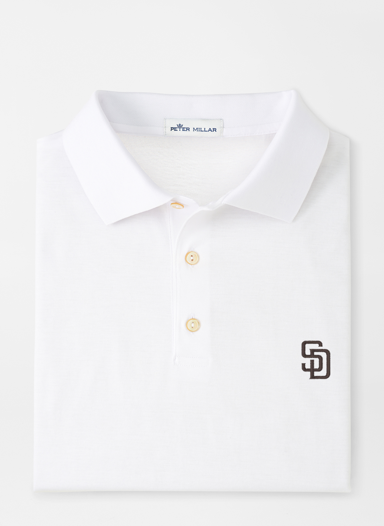 San Diego Padres Solid Cotton Polo | Peter Millar