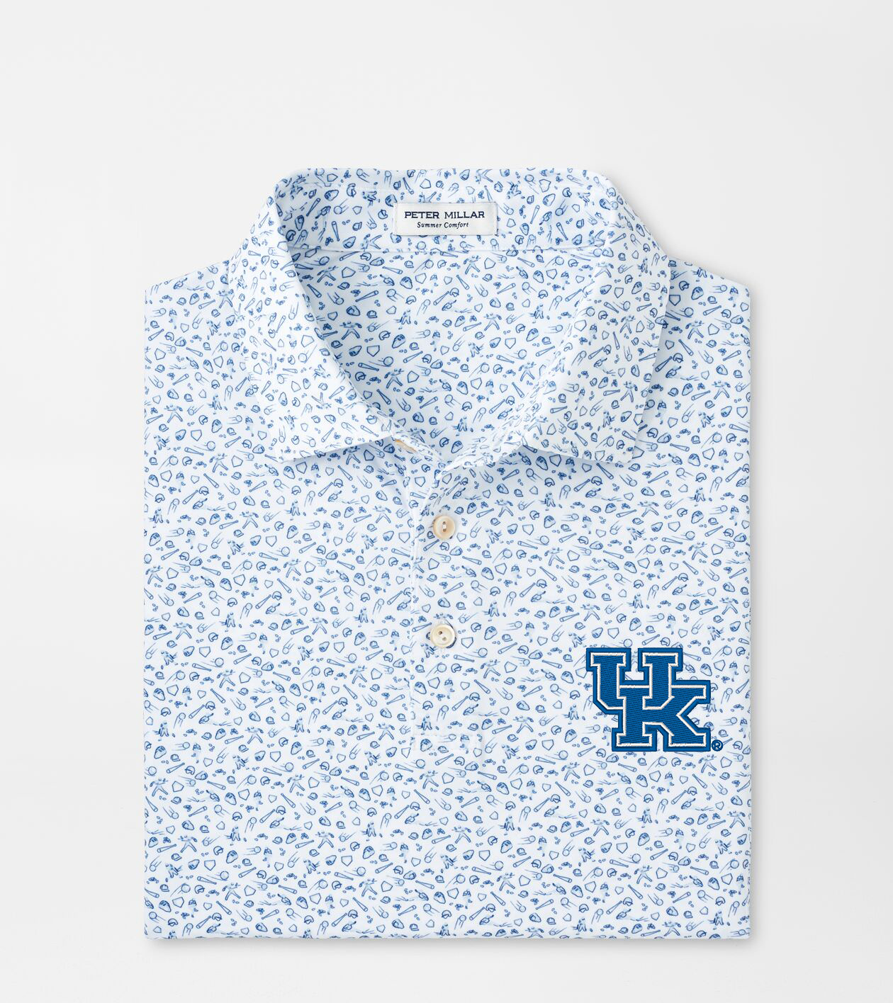 Kentucky Batter Up Performance Jersey Polo | Men's Collegiate Apparel ...