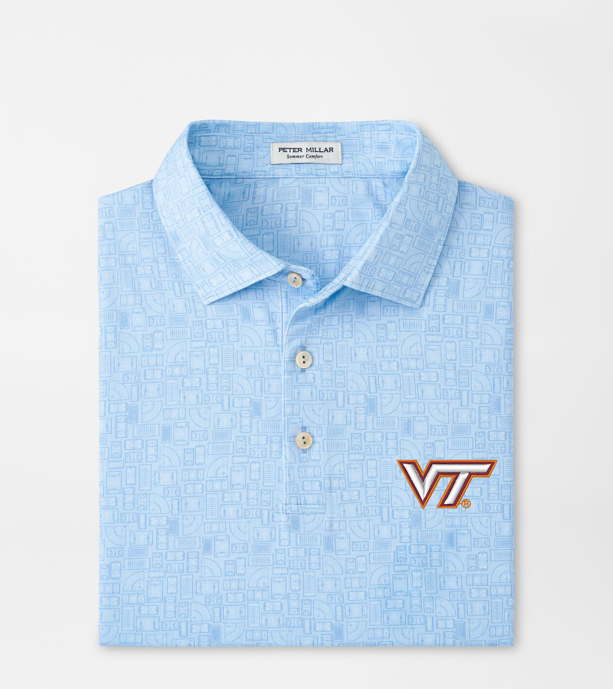 Virginia Tech Out of Bounds Performance Jersey Polo | Men's Collegiate ...
