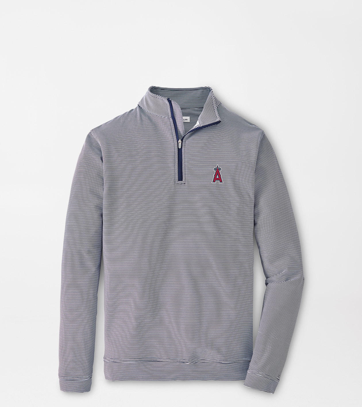 Los Angeles Angels Perth Sugar Stripe Performance Quarter-Zip | Men's ...