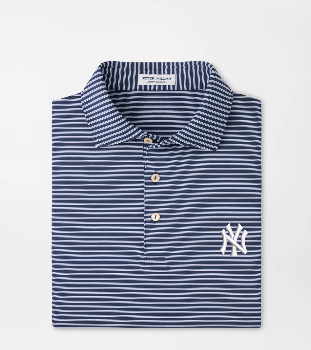 New York Yankees Tiebreaker Performance Jersey Stripe Polo | Men's MLB ...