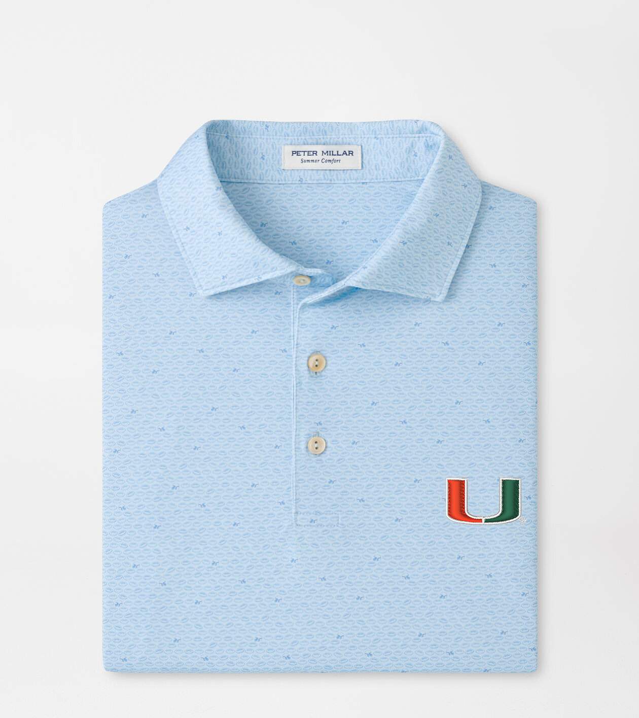 Miami On The Ball Performance Jersey Polo | Men's Collegiate Apparel ...