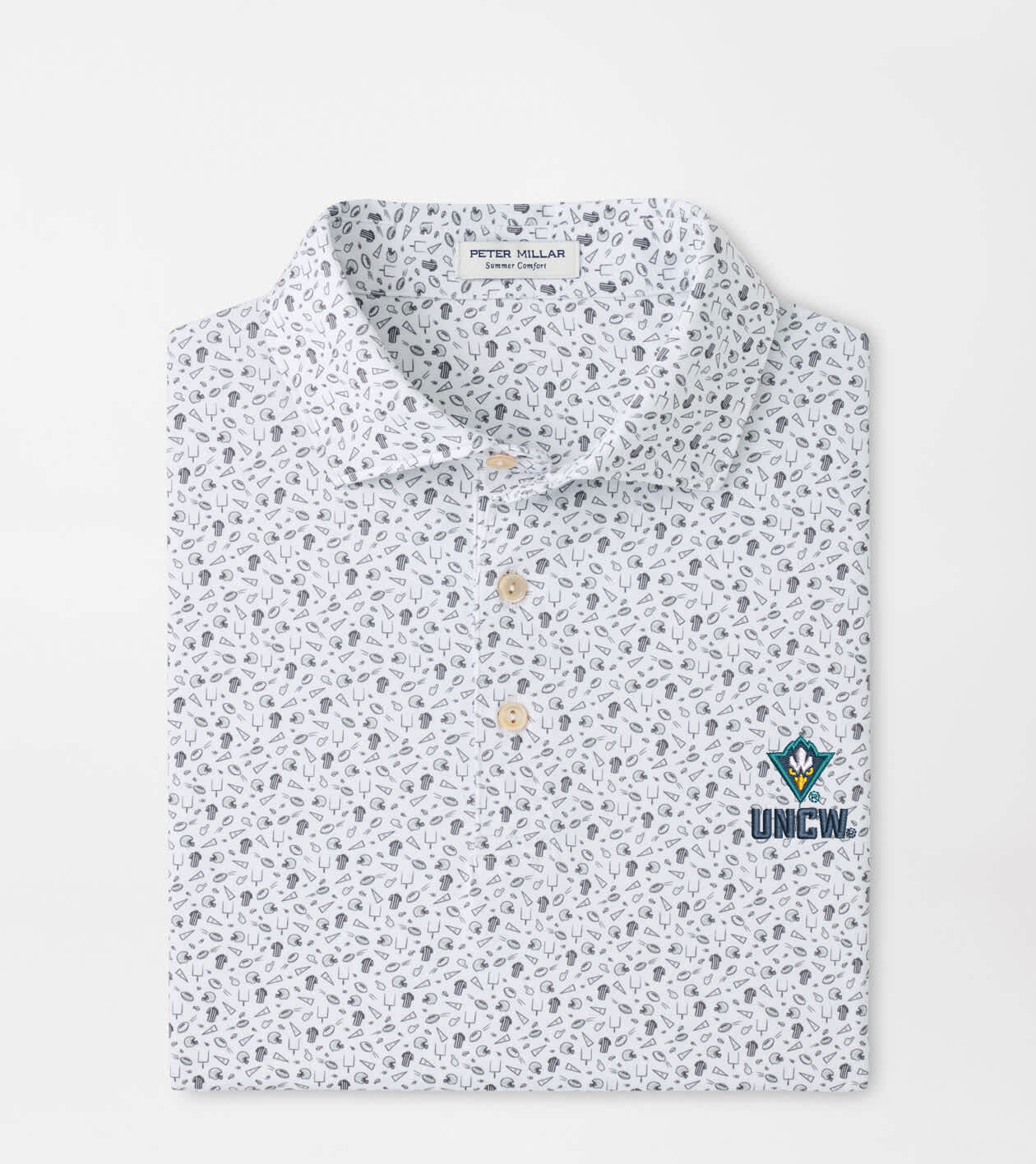 UNCW Kick Off Performance Jersey Polo | Men's Collegiate Apparel ...