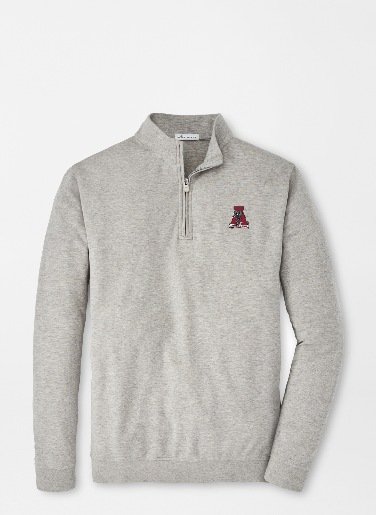 Alabama Vault Crown Comfort Interlock Quarter-Zip | Peter Millar
