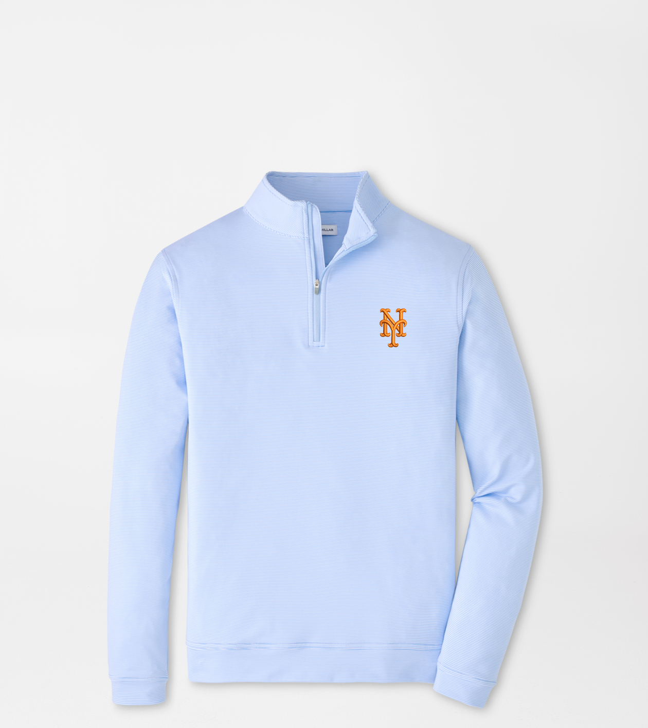 New York Mets Perth Sugar Stripe Performance Quarter-Zip | Men's MLB ...