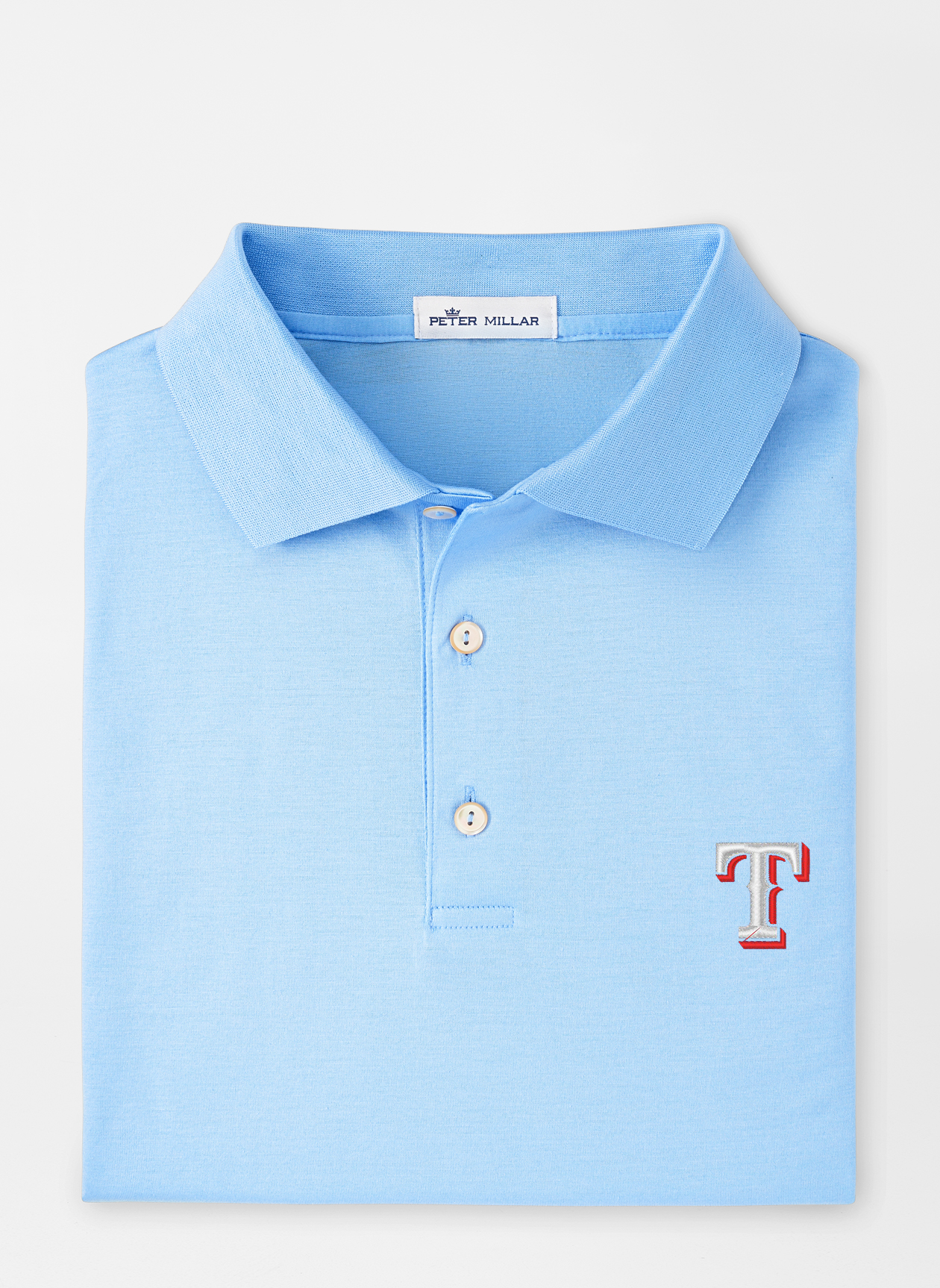 Texas Rangers Solid Cotton Polo | Peter Millar