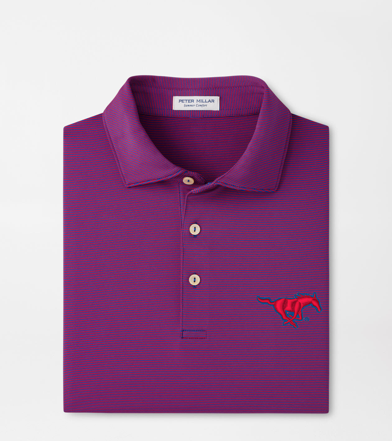 SMU Jubilee Performance Jersey Polo | Men's Collegiate Apparel | Peter ...