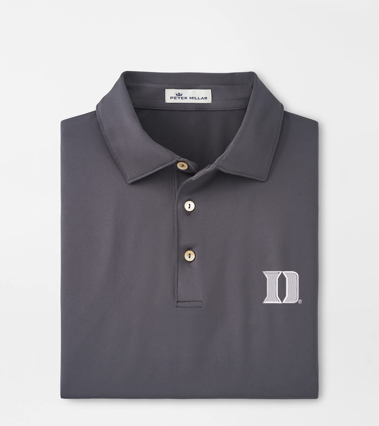 Duke University Solid Performance Jersey Polo | Men's Collegiate ...