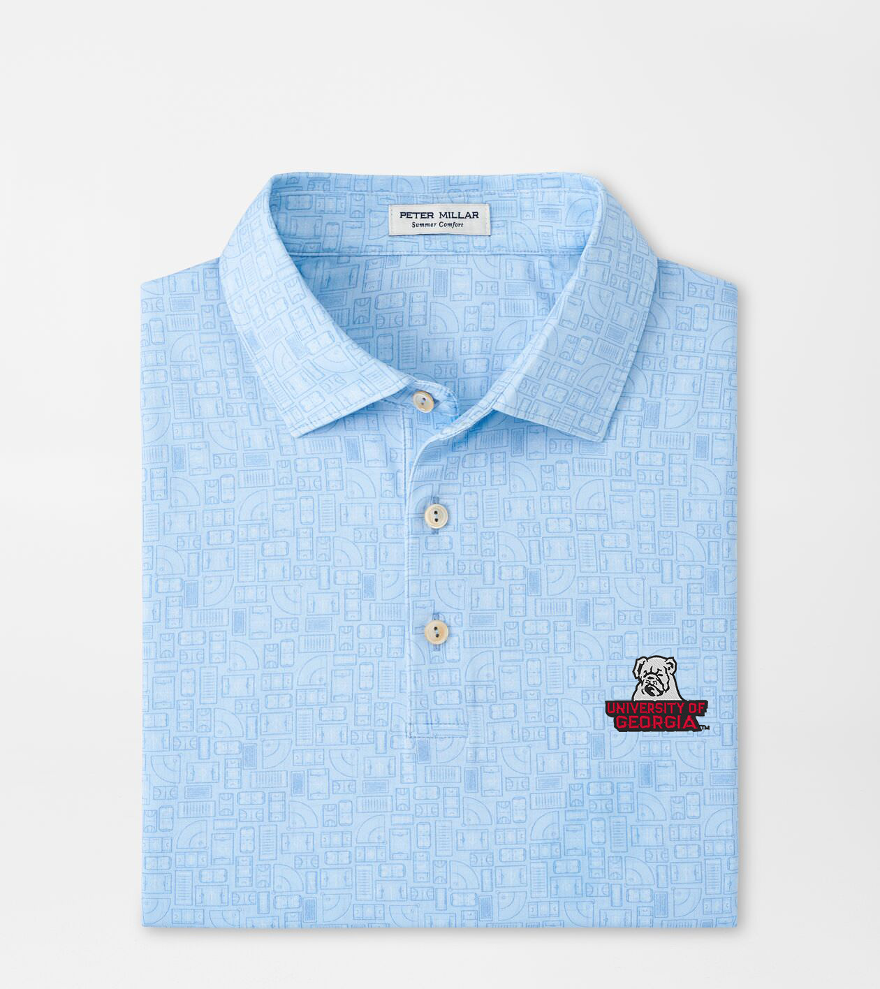 Georgia Vault Out of Bounds Performance Jersey Polo | Men's Collegiate ...