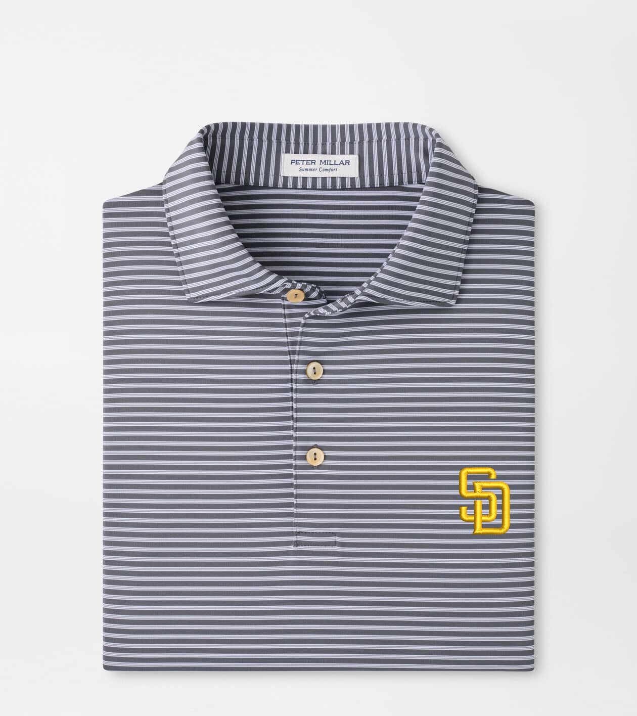 San Diego Padres Tiebreaker Performance Jersey Stripe Polo | Men's MLB ...