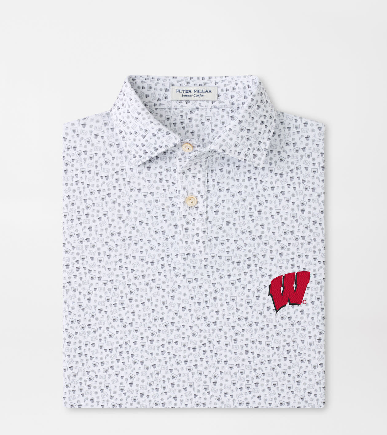 Wisconsin Buzzer Beater Youth Performance Jersey Polo | Men's ...