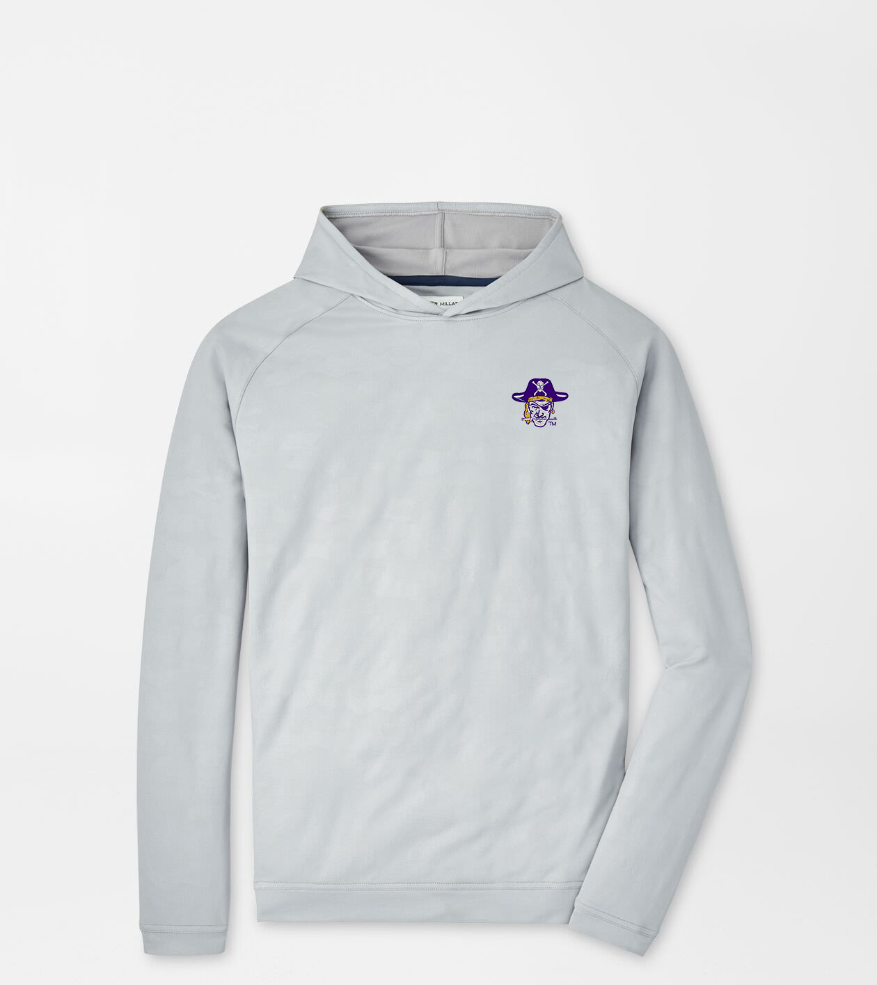 East Carolina University Vault Pine Logo Camo Performance Hoodie | Men ...