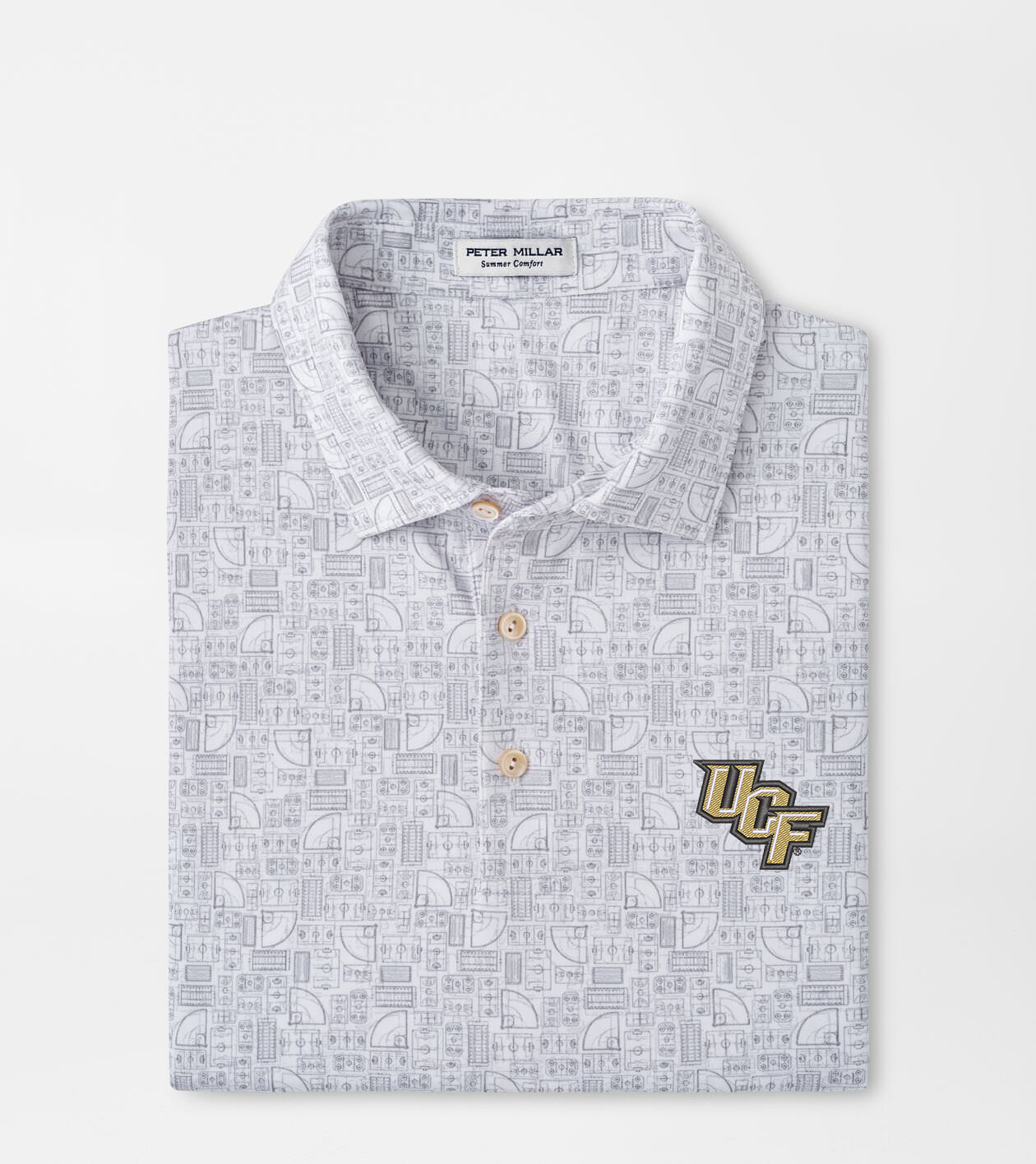 UCF Out of Bounds Performance Jersey Polo | Men's Collegiate Apparel ...