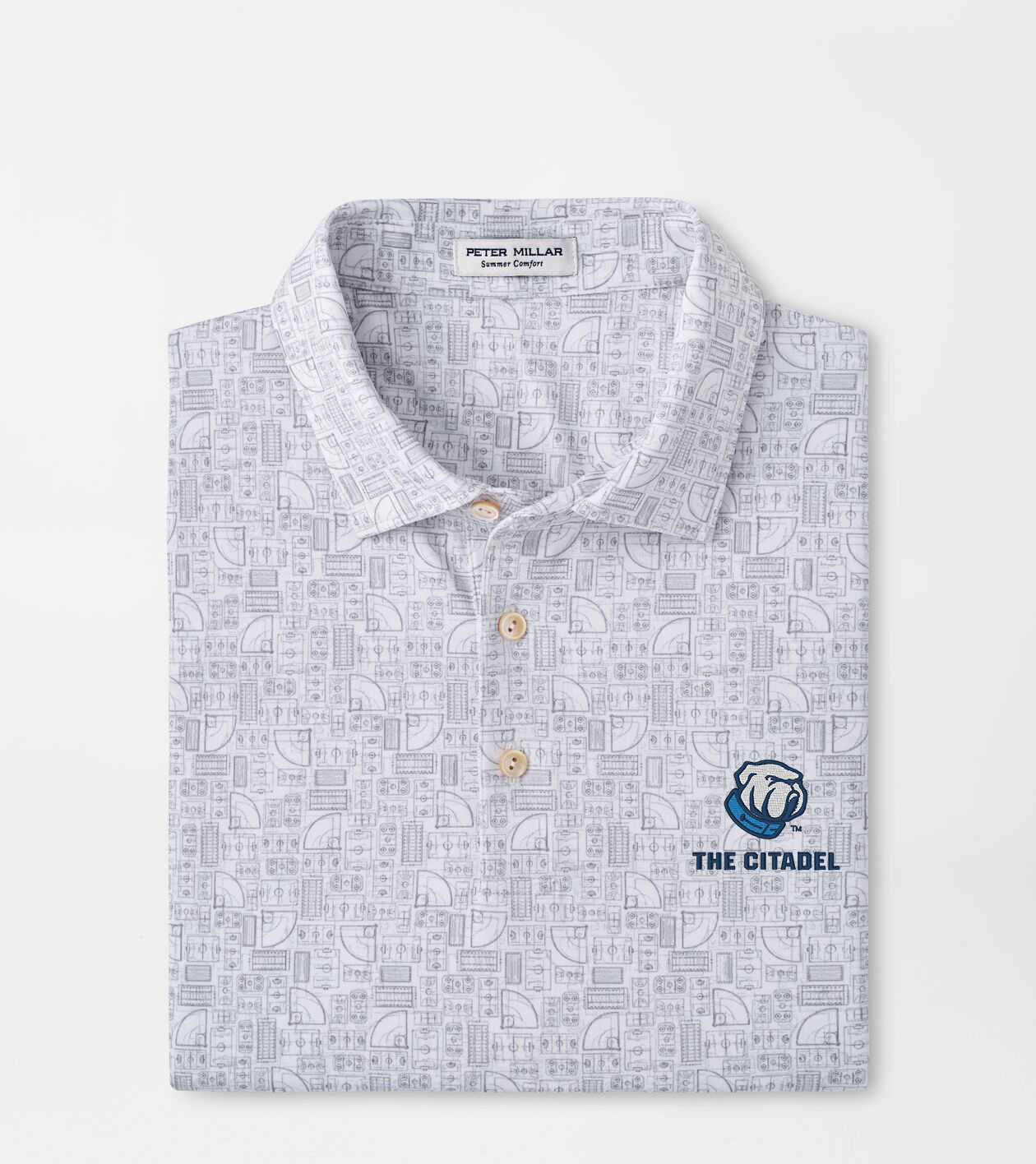 The Citadel Out of Bounds Performance Jersey Polo | Men's Collegiate ...