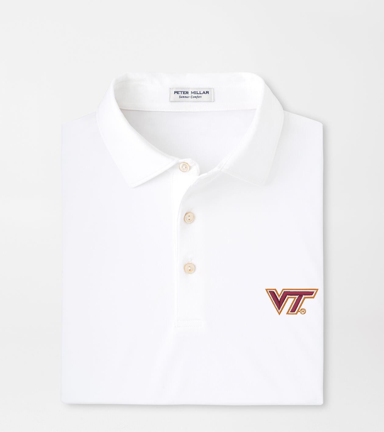 Virginia Tech Solid Performance Jersey Polo | Men's Collegiate Apparel ...