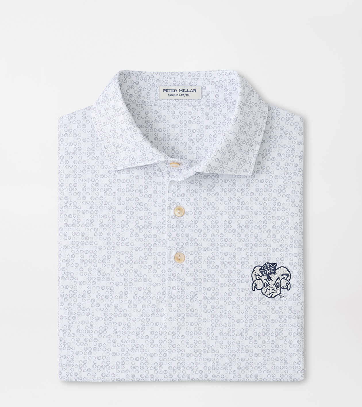 UNC Vault Bases Loaded Performance Jersey Polo | Men's Collegiate ...