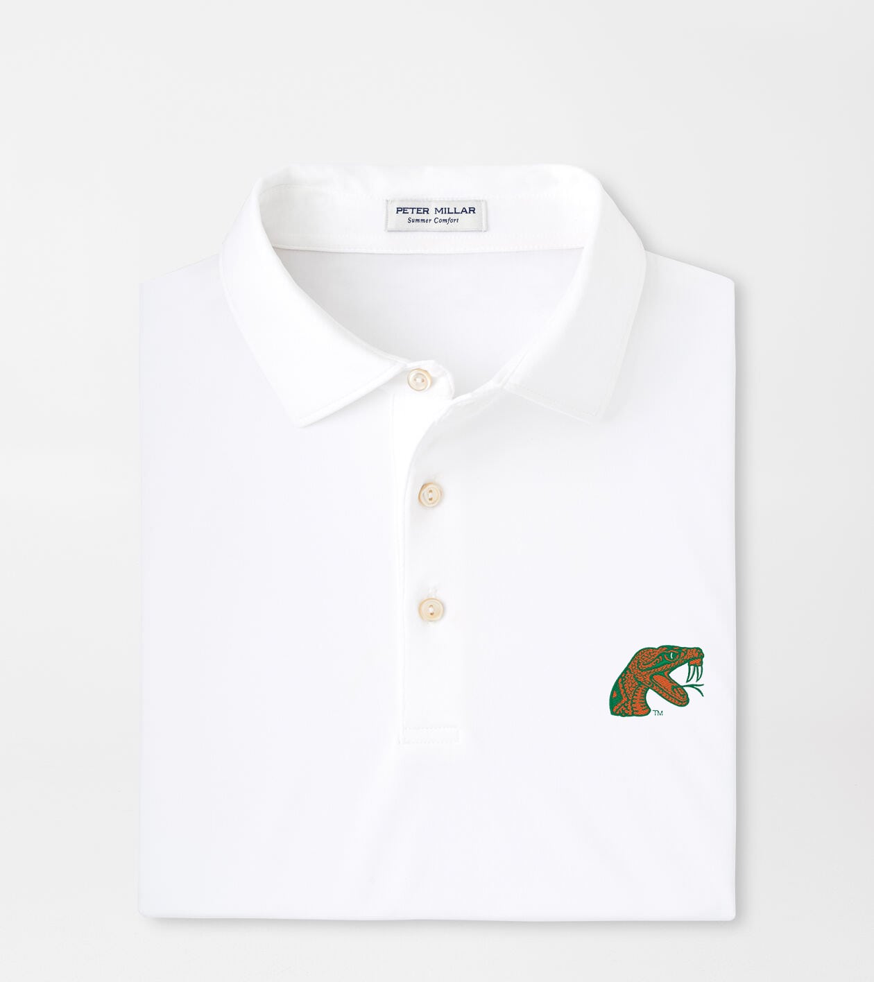 Florida A&M Solid Performance Jersey Polo (Sean Self Collar) | Men's ...
