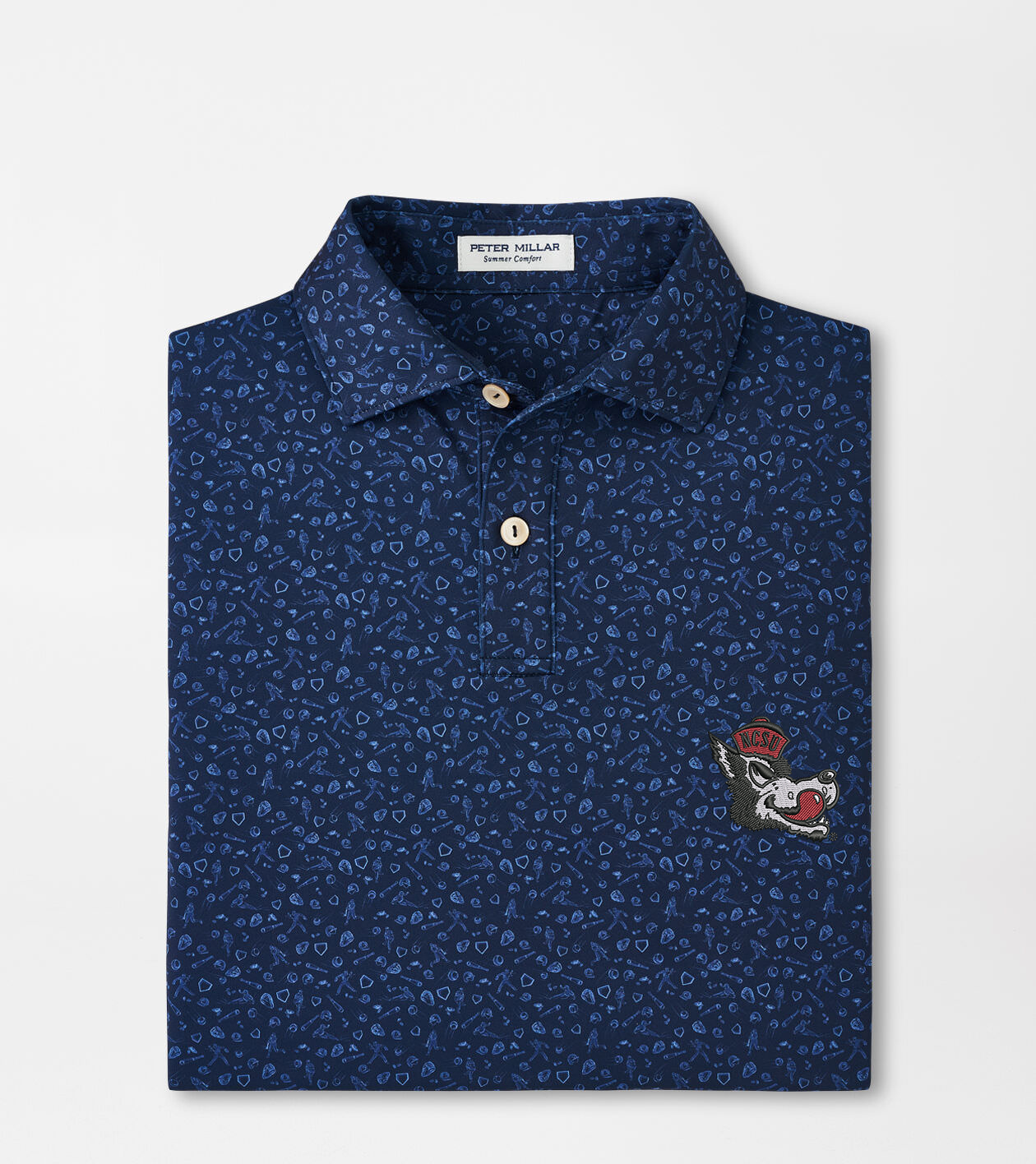 NC State Vault Youth Batter Up Performance Jersey Polo | Youth ...