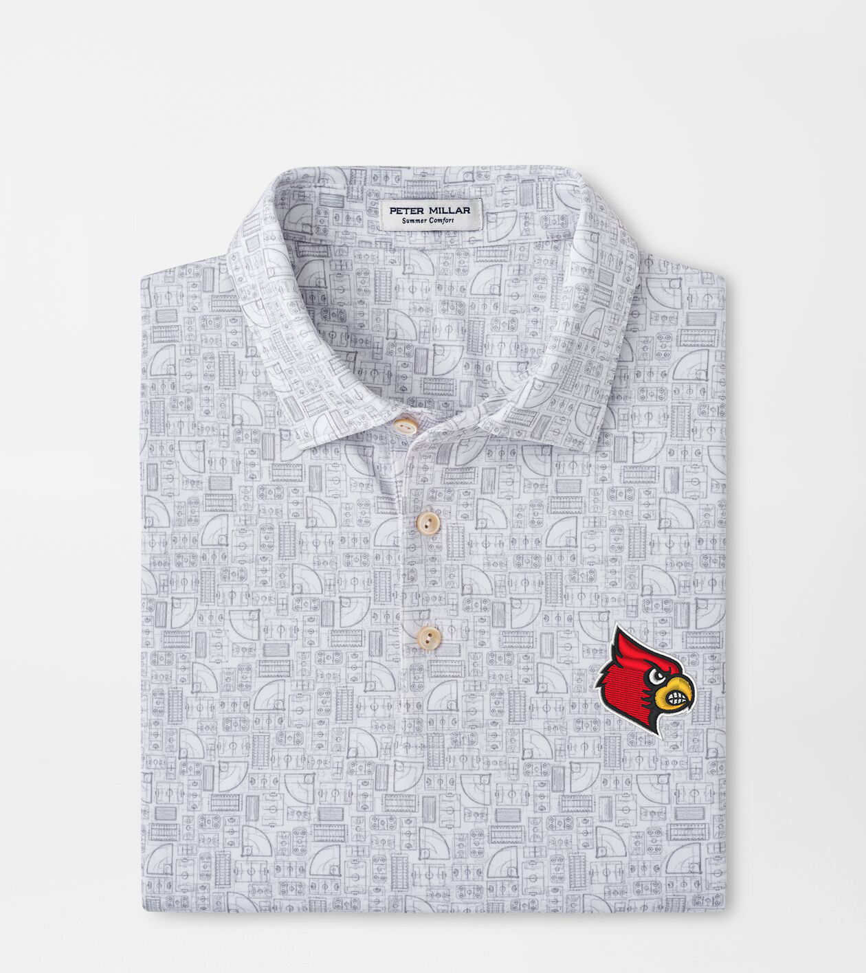 University of Louisville Out of Bounds Performance Jersey Polo | Men's ...
