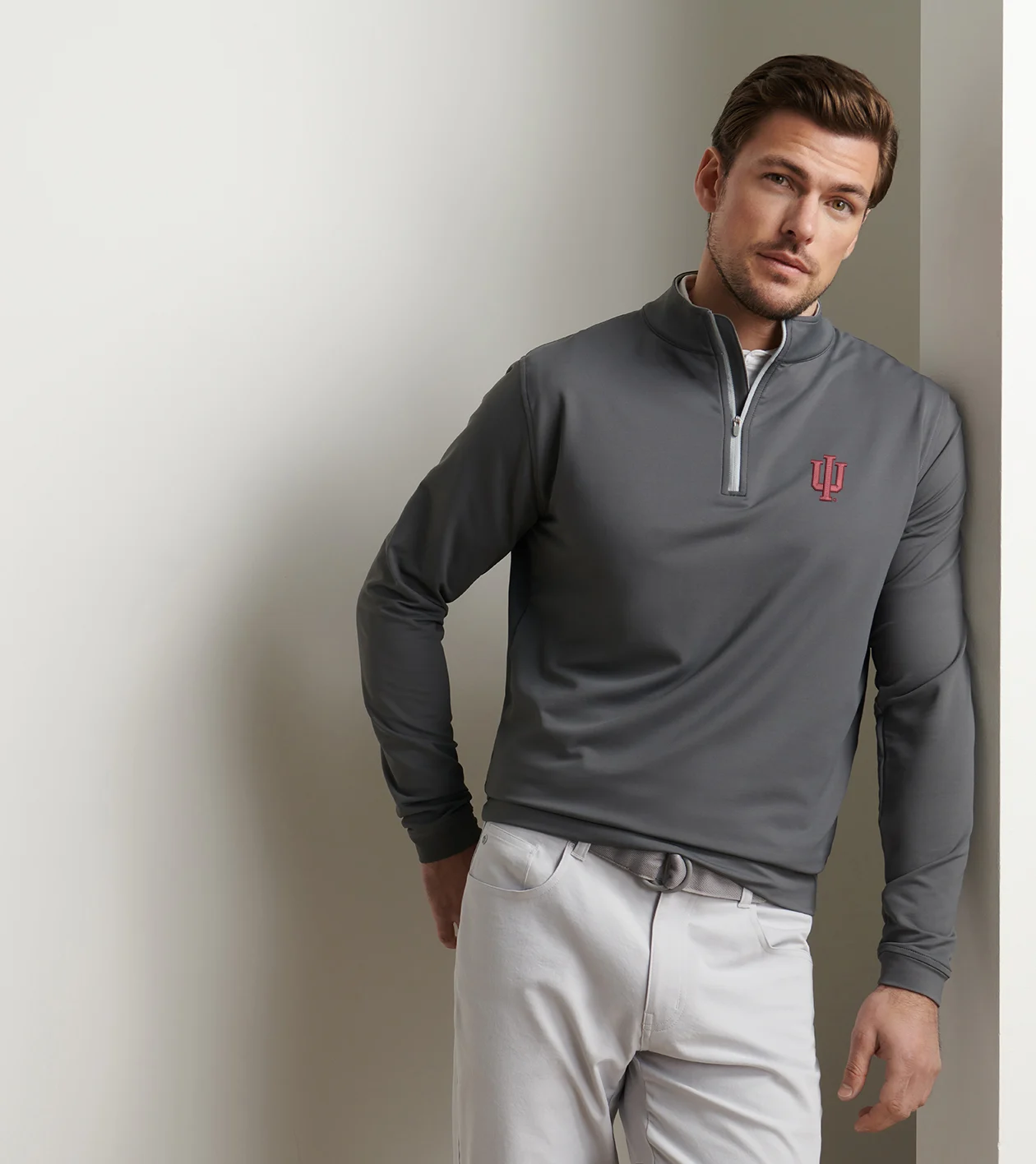 Indiana Perth Performance Quarter-Zip | Men's Collegiate Apparel ...