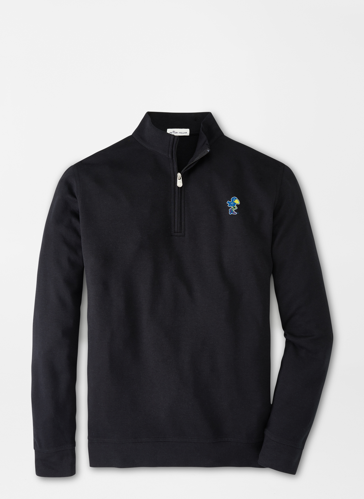 Kansas Vault Crown Comfort Interlock Quarter-Zip | Peter Millar