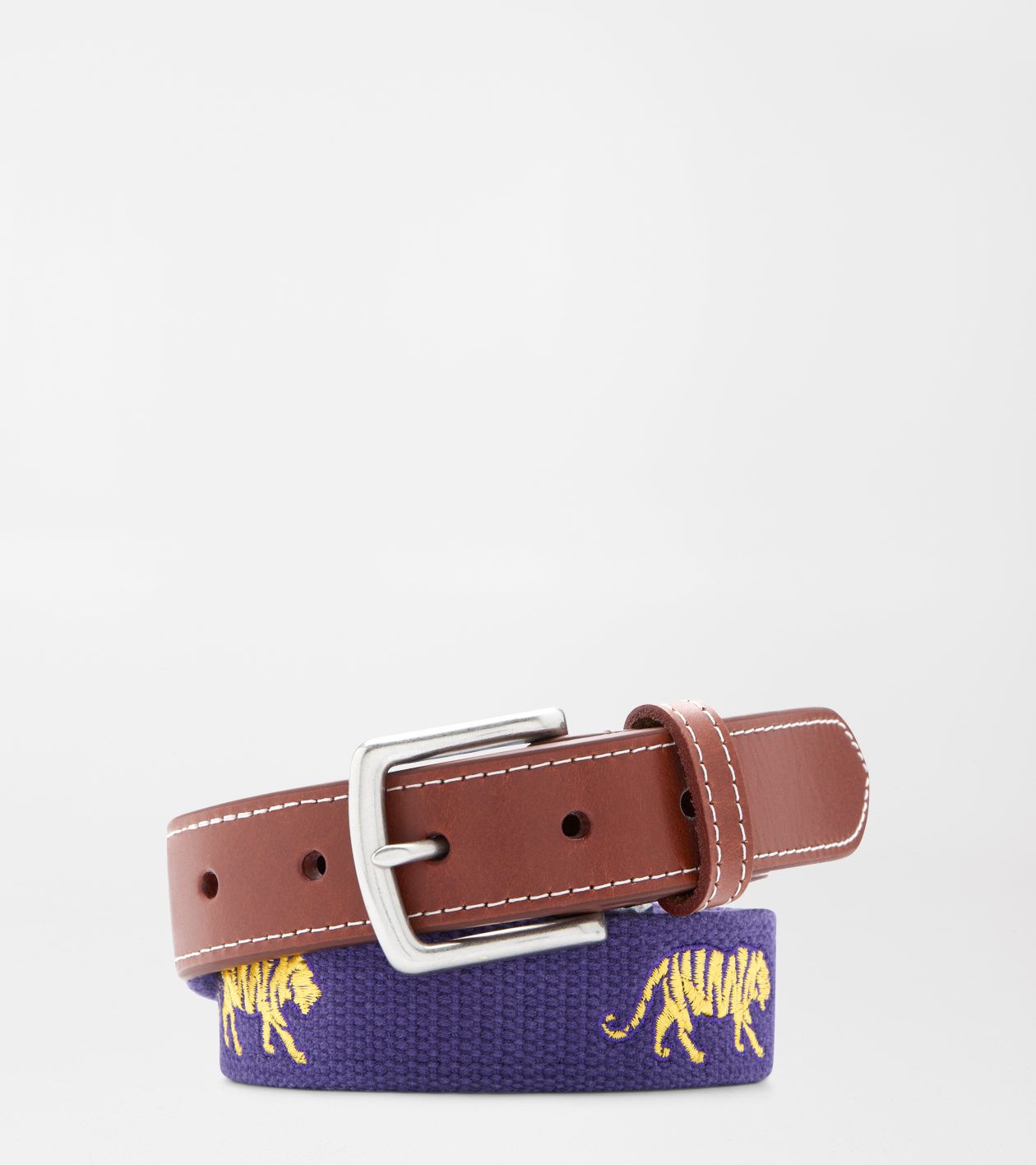 LSU Mike the Tiger Belt | Men's Collegiate Apparel | Peter Millar