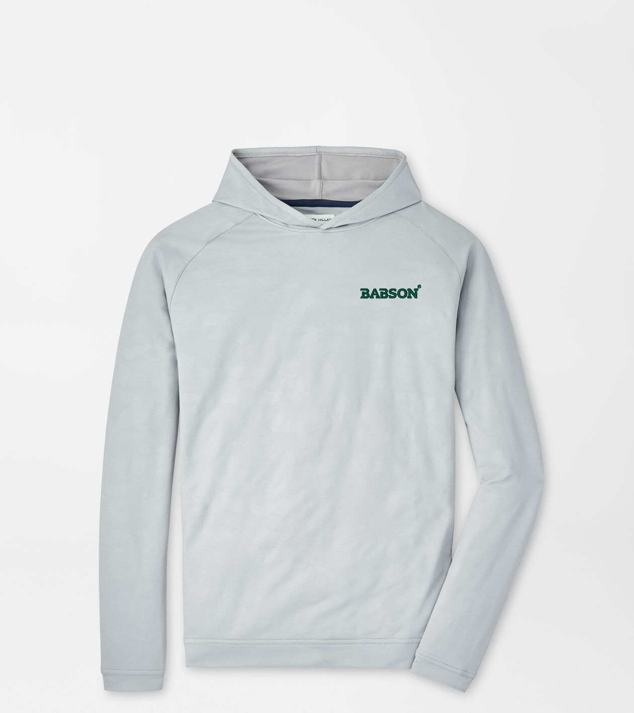 Babson Pine Logo Camo Performance Hoodie | Men's Collegiate Apparel ...