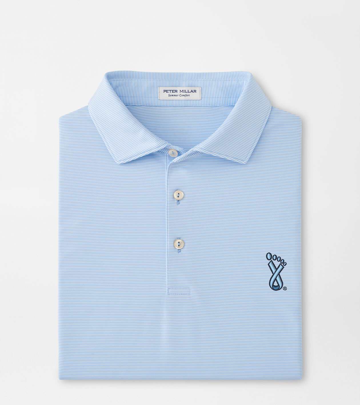 UNC Lineberger Cancer Center Jubilee Stripe Performance Polo | Men's ...