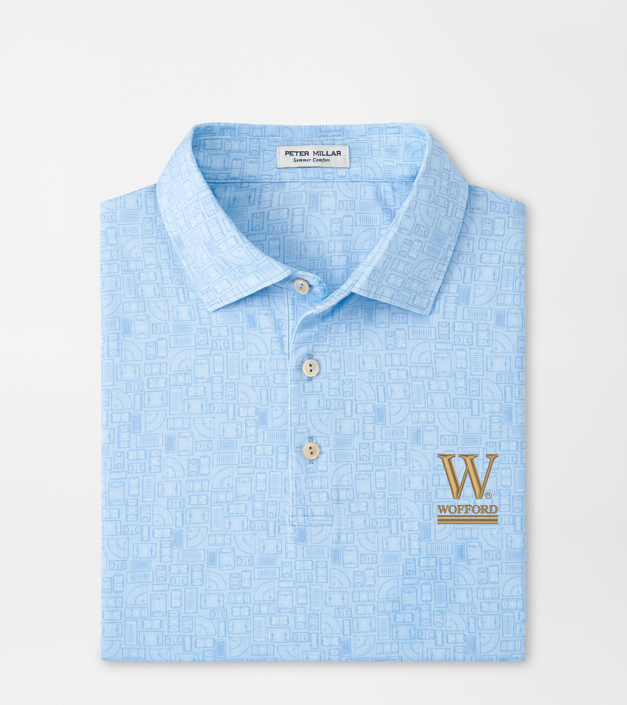 Wofford Out of Bounds Performance Jersey Polo | Men's Collegiate ...