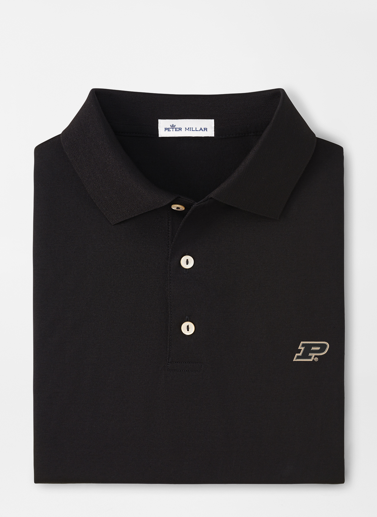 Purdue Solid Cotton Polo | Peter Millar