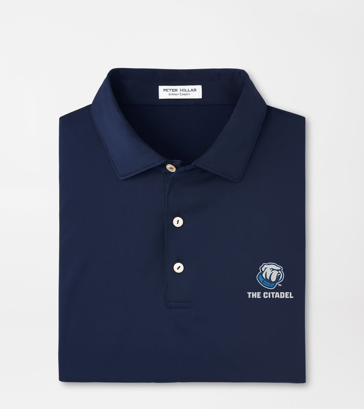 The Citadel Solid Performance Jersey Polo (Sean Self Collar) | Men's ...