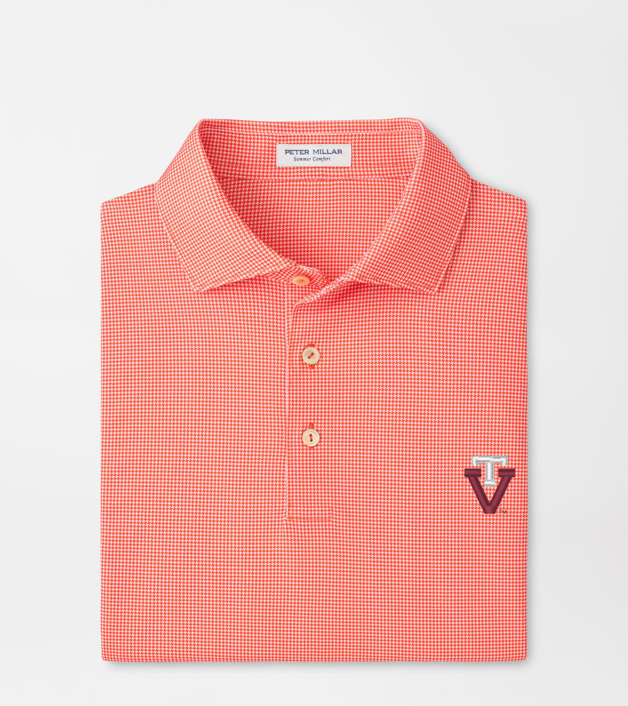 Virginia Tech Vault Border Performance Jersey Polo | Men's Collegiate ...