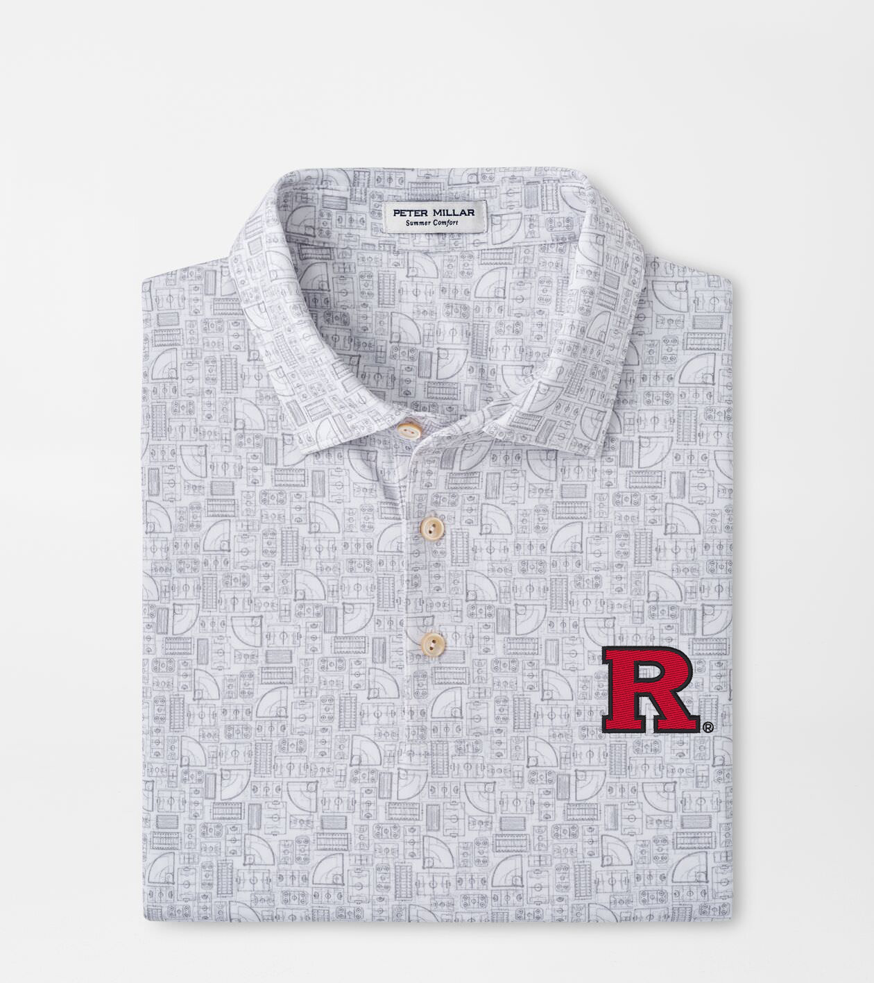 Rutgers Out of Bounds Performance Jersey Polo | Men's Collegiate ...