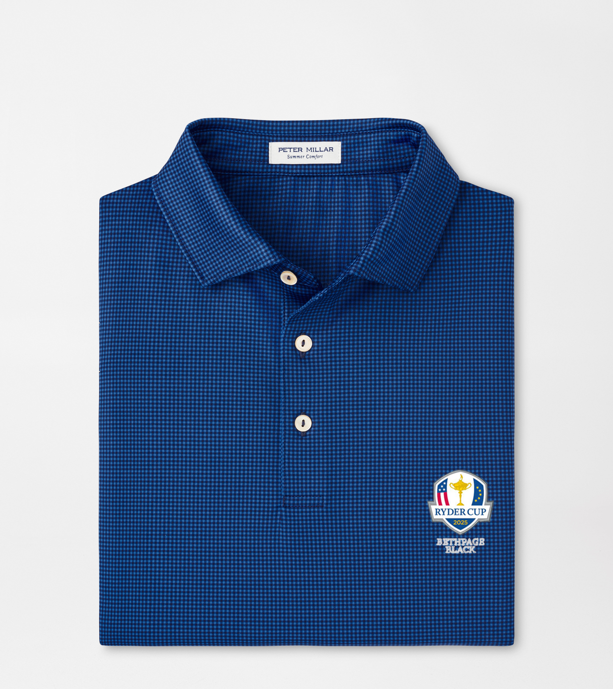 45th Ryder Cup Gingham Performance Jersey Polo | Men's Ryder Cup Apparel | Peter Millar