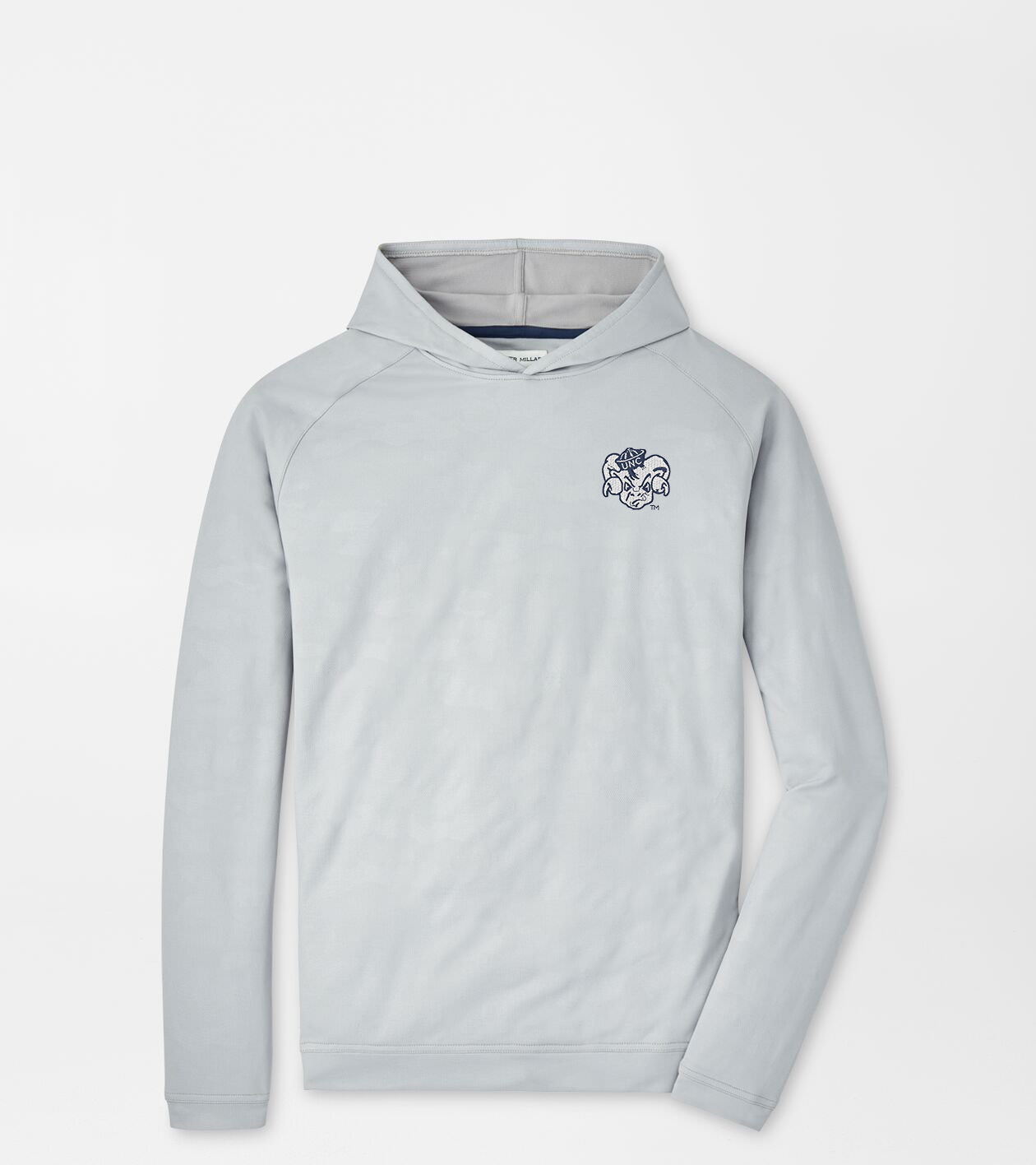UNC Vault Pine Logo Camo Performance Hoodie | Men's Collegiate Apparel | Peter Millar
