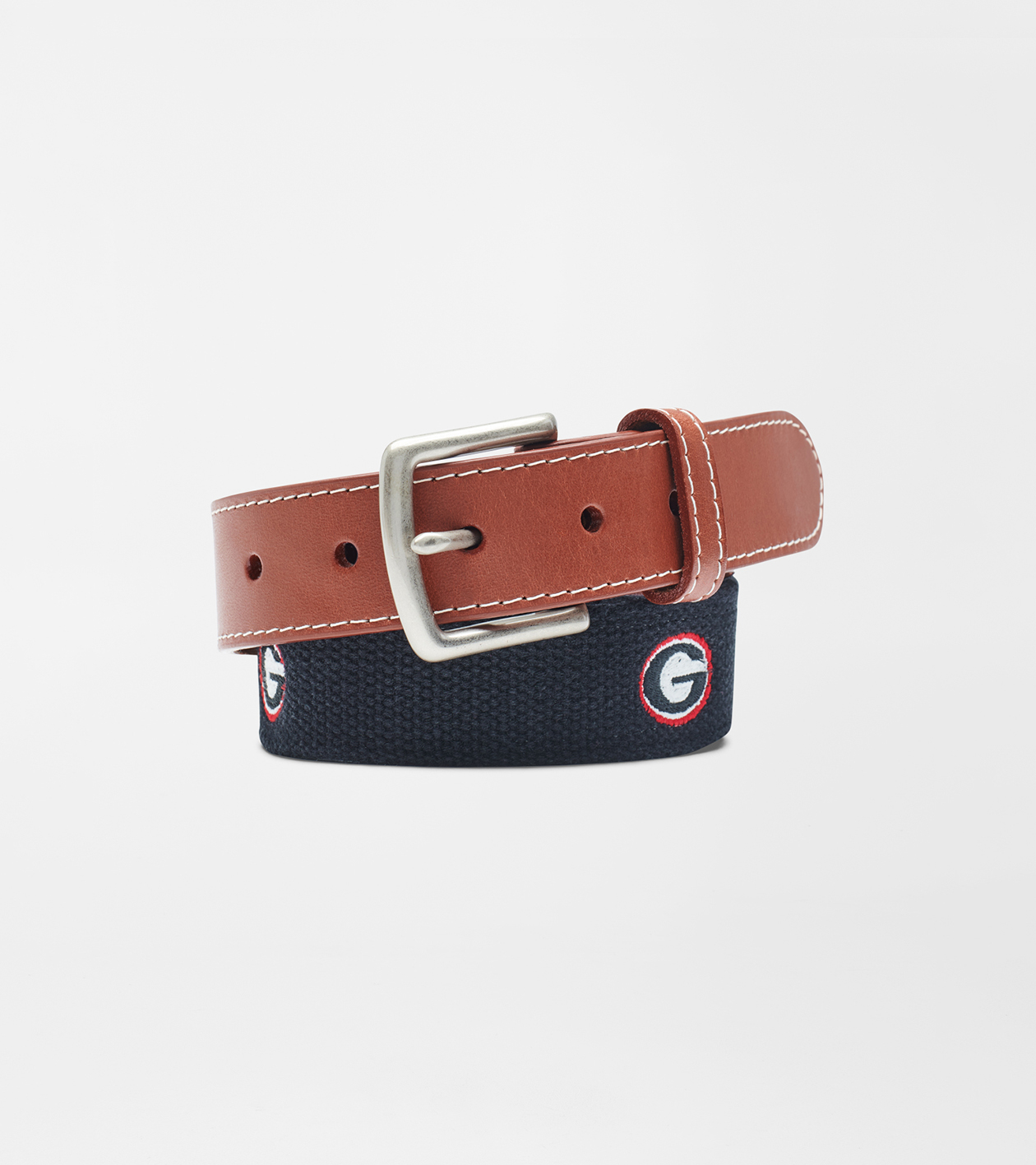 Georgia "G" Logo Belt | Men's Collegiate Apparel | Peter Millar