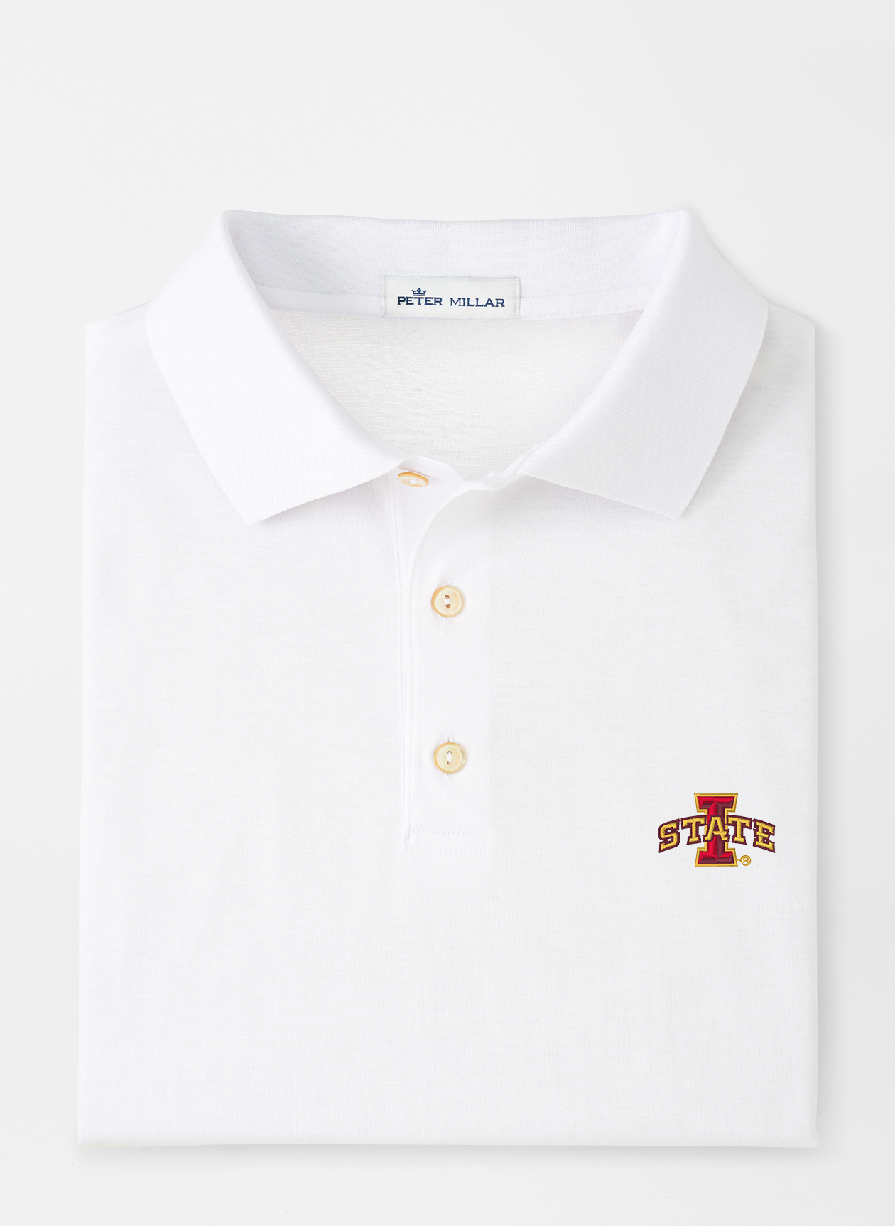 Iowa State Solid Cotton Polo | Peter Millar