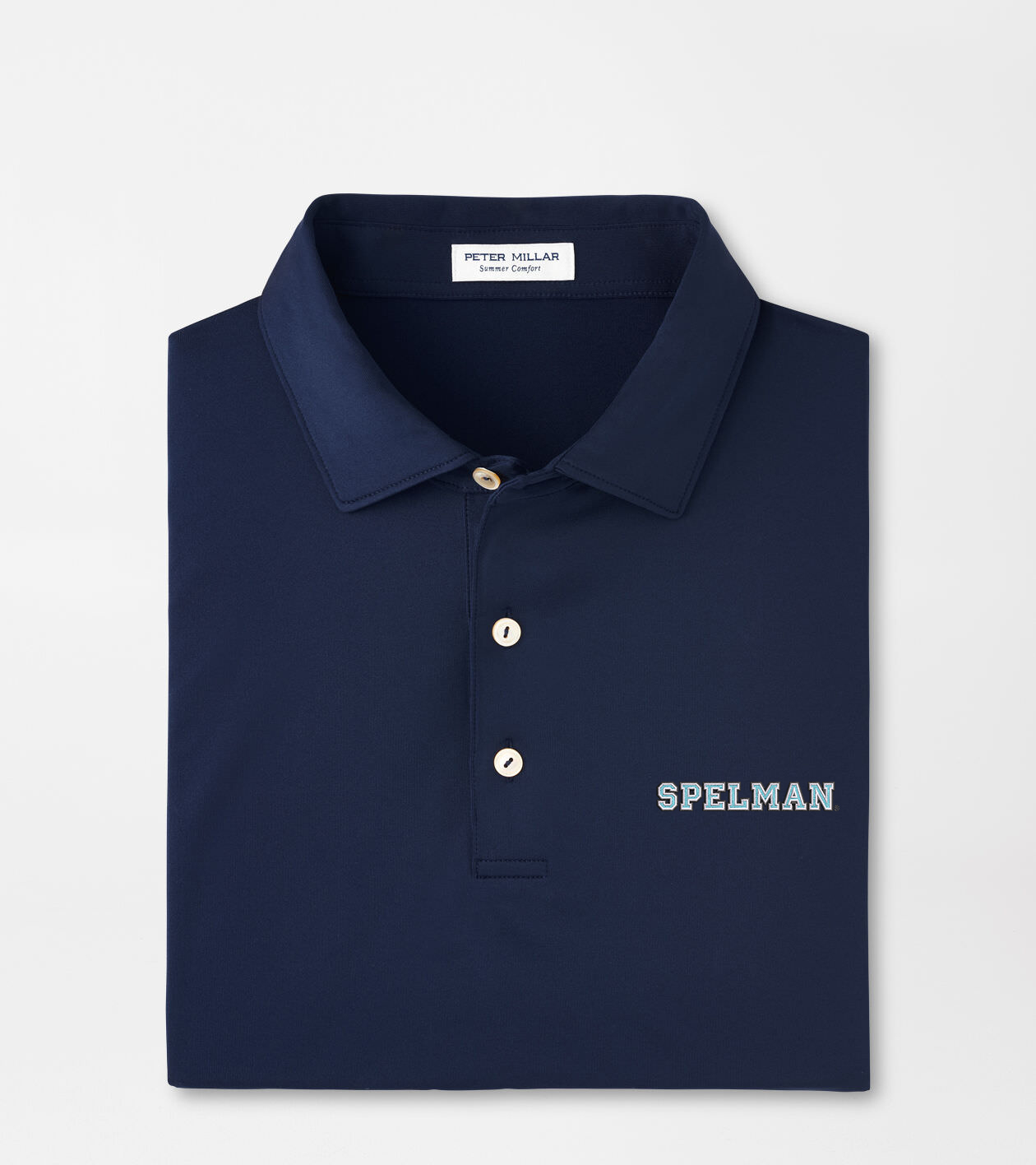 Spelman College Solid Performance Jersey Polo (Sean Self Collar) | Men ...