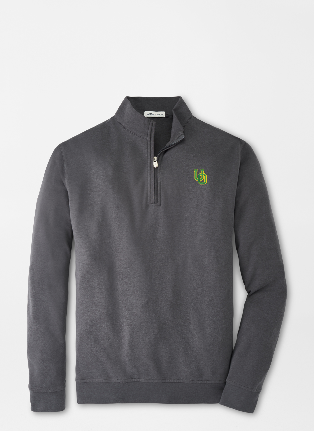 Oregon Vault Crown Comfort Interlock Quarter-Zip | Peter Millar