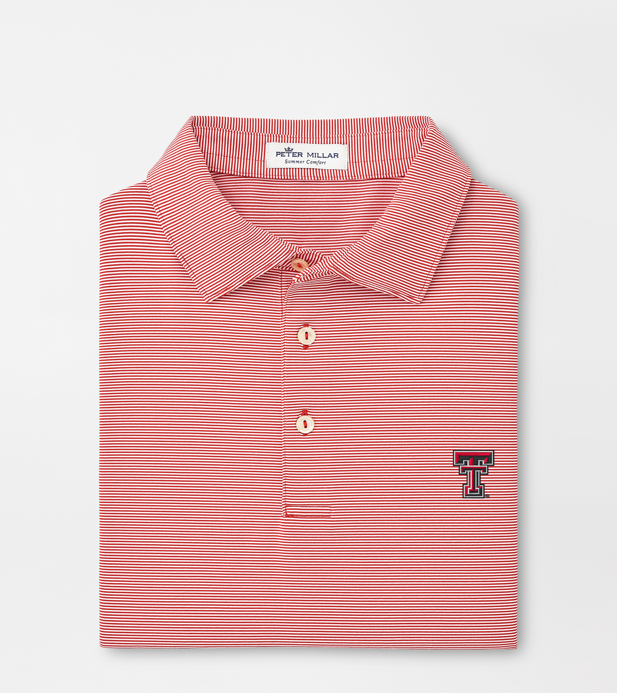 Texas Tech Jubilee Stripe Performance Polo | Men's Collegiate Apparel ...