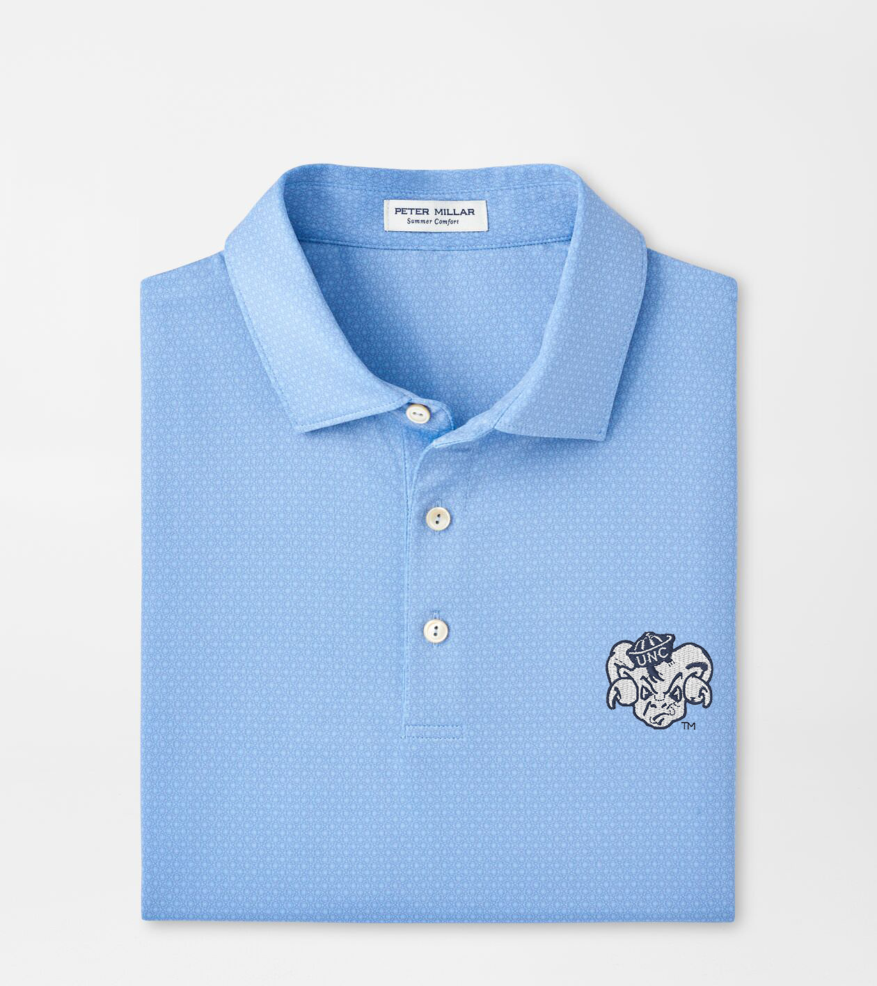 UNC Vault Tesseract Performance Jersey Polo | Men's Collegiate Apparel ...