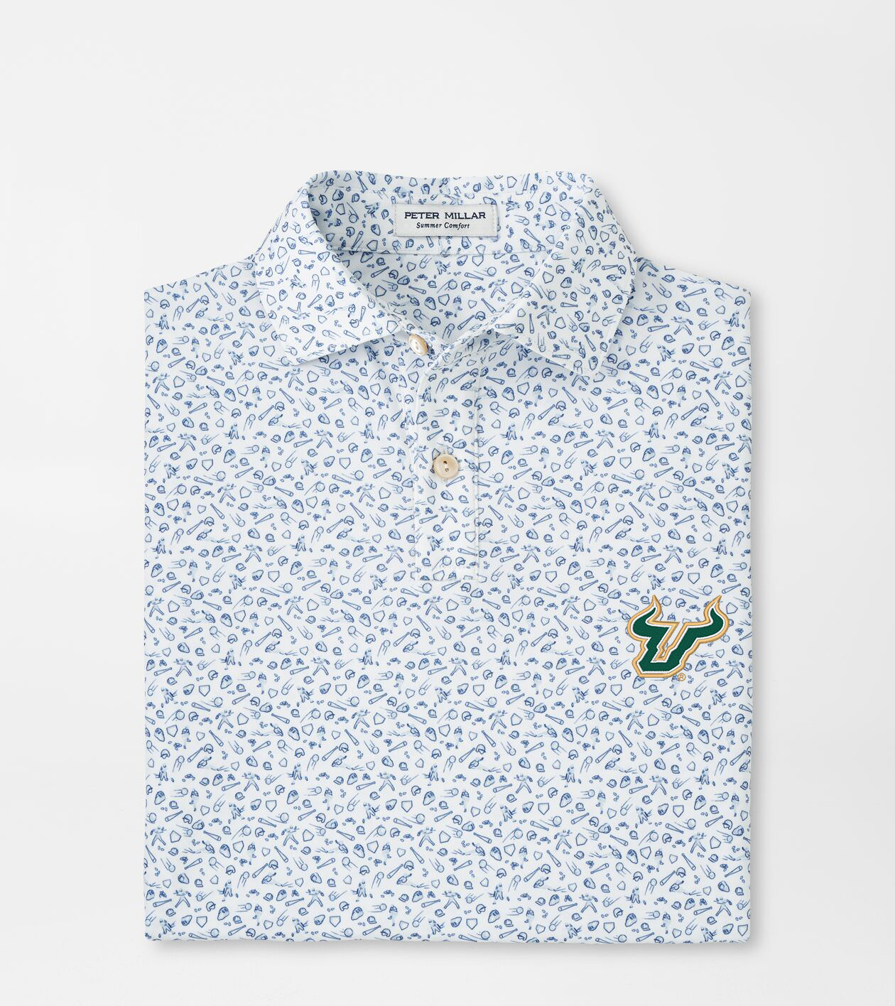 University of South Florida Batter Up Youth Performance Jersey Polo ...