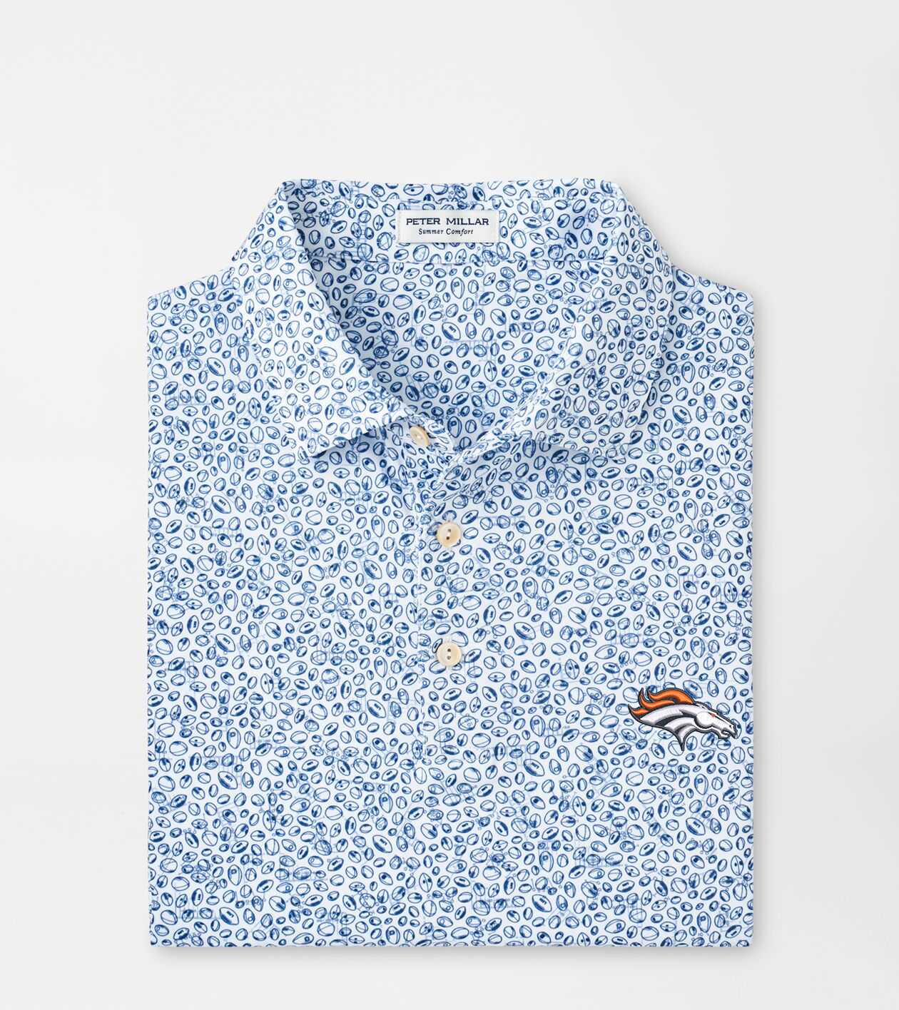 Denver Broncos Blitz Performance Polo | Men's NFL Apparel | Peter Millar
