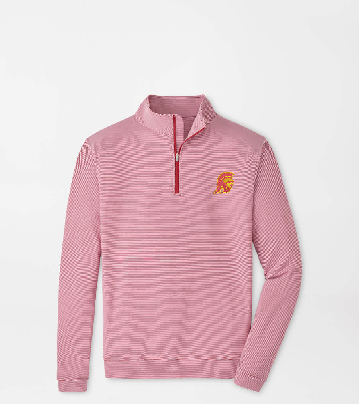 USC Trojan Perth Mini-Stripe Performance Pullover | Men's Collegiate ...
