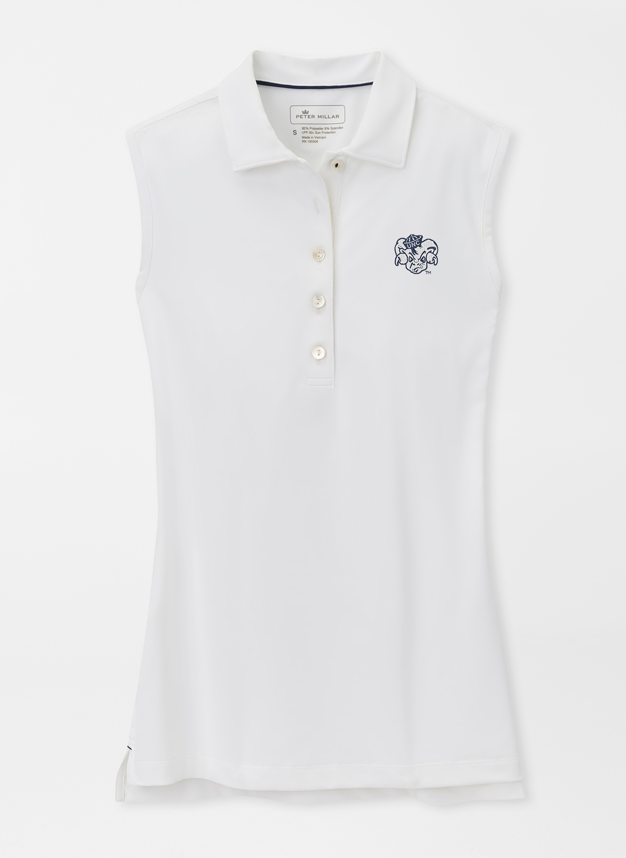 UNC Vault Perfect Fit Sleeveless Polo | Peter Millar