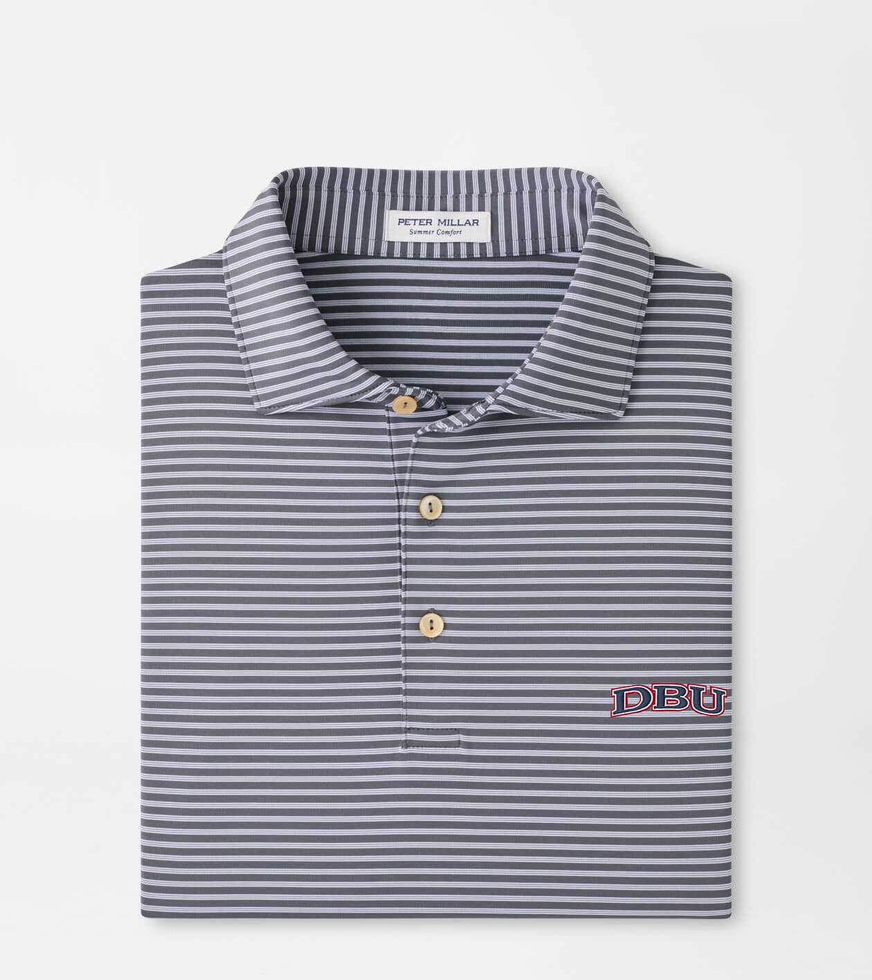 Dallas Baptist University Tiebreaker Performance Jersey Stripe Polo ...